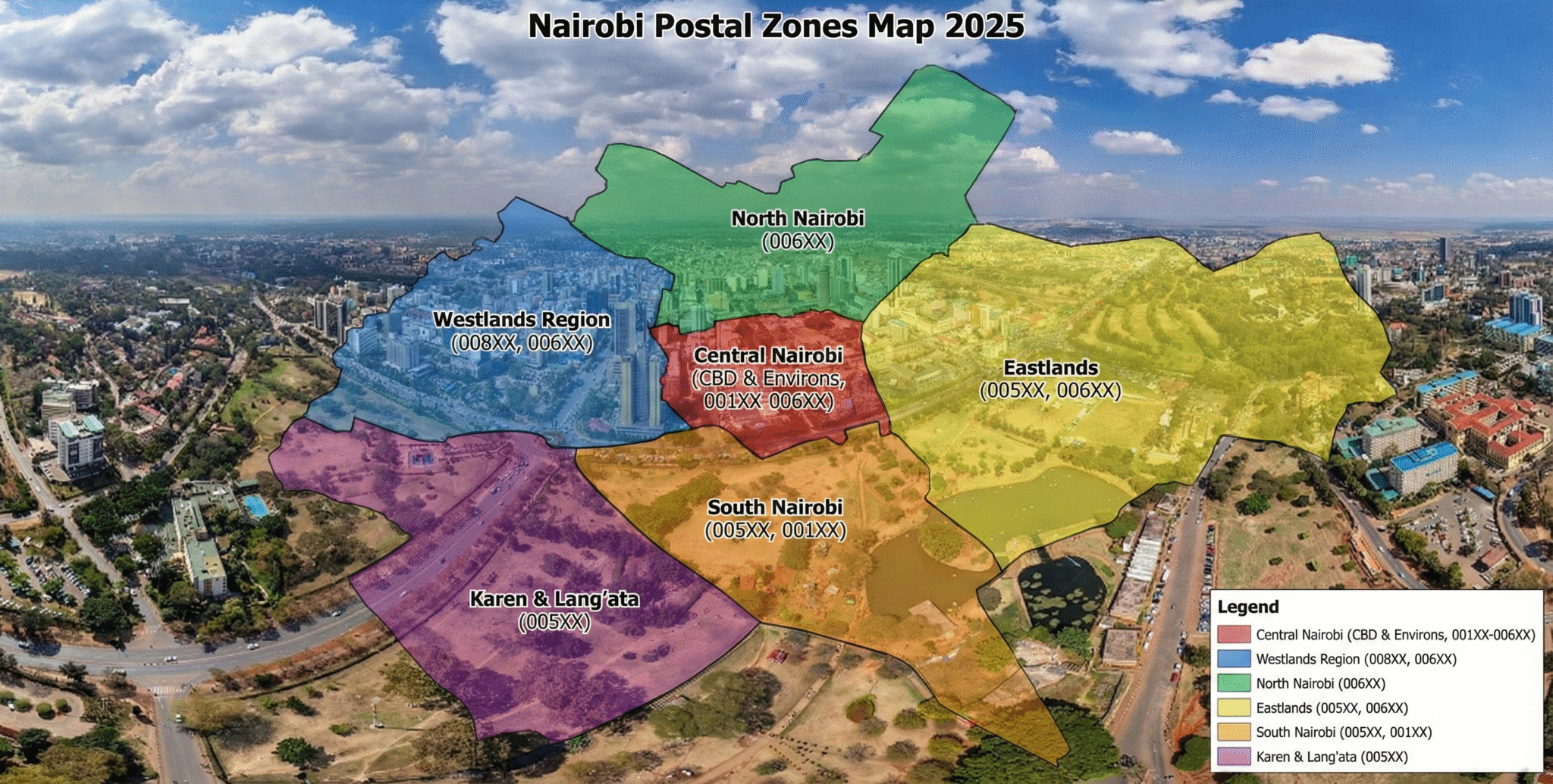 Nairobi Postal Codes 2026 – Official Post Offices & Areas
