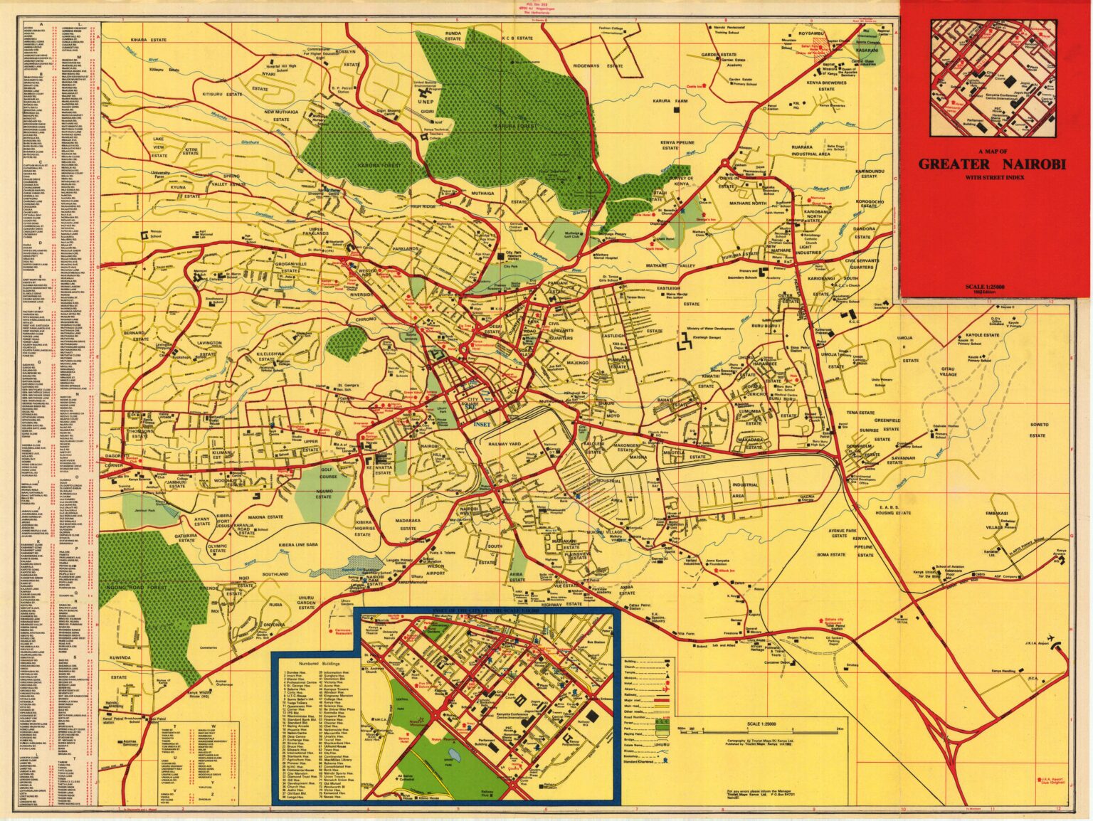 Nairobi Street Address and Zip Codes (All 45 Post Offices + Streets ...